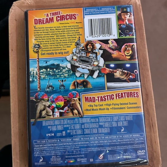 Media | Nwt Dreamworks Madagascar Three Europes Most Wanted Dvd | Poshmark